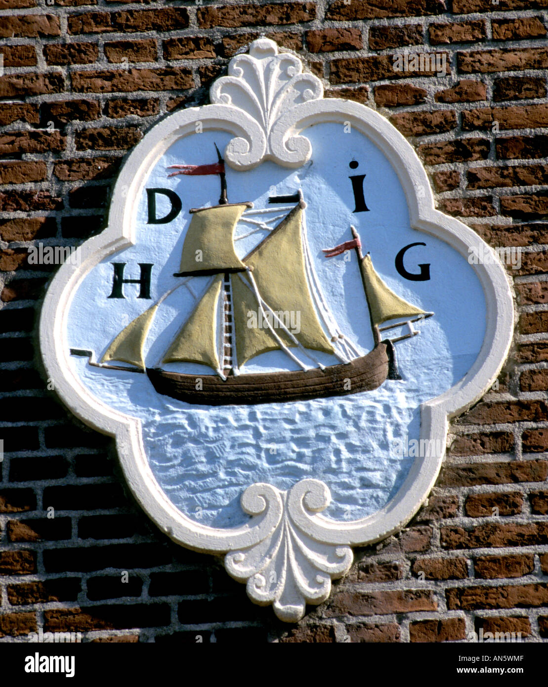Harlingen Historic Town Port Friesland Netherlands Stock Photo - Alamy