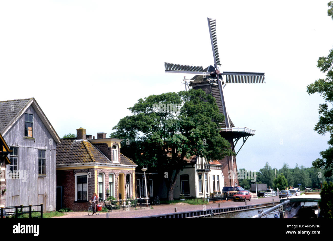 Burdaard birdaard small village friesland fryslan hi-res stock ...