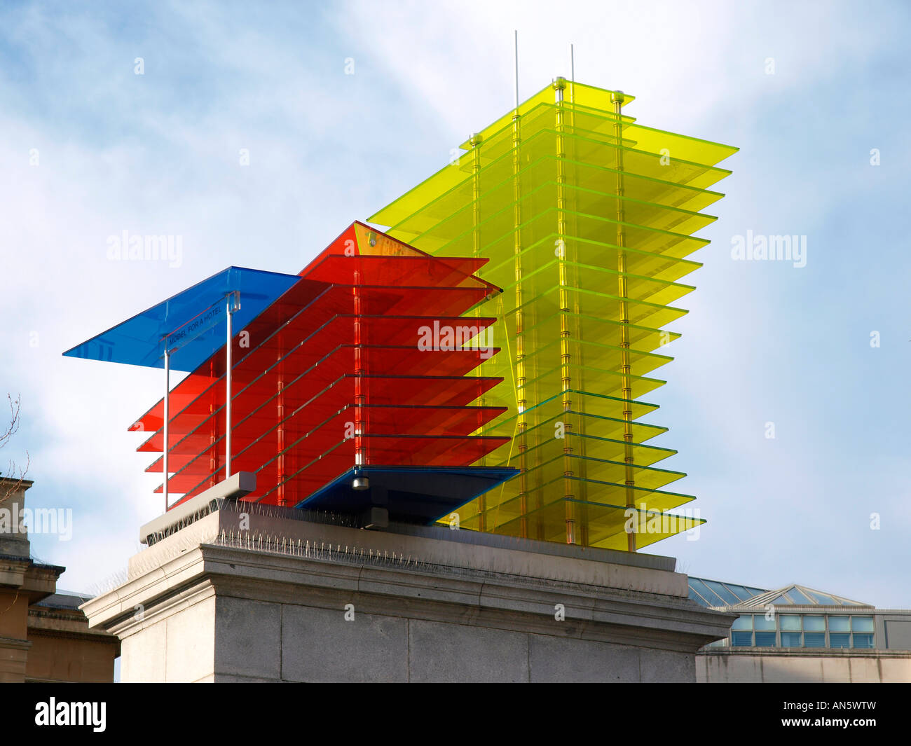 Model for a Hotel 2007 by sculptor artist Thomas Schutte on the Fourth ...