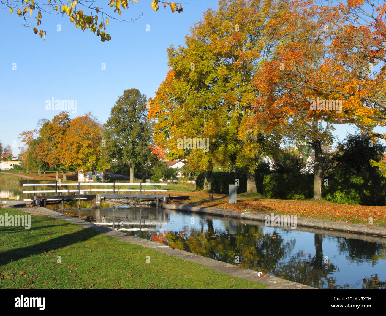 Locks at Berg in Sweden Stock Photo - Alamy