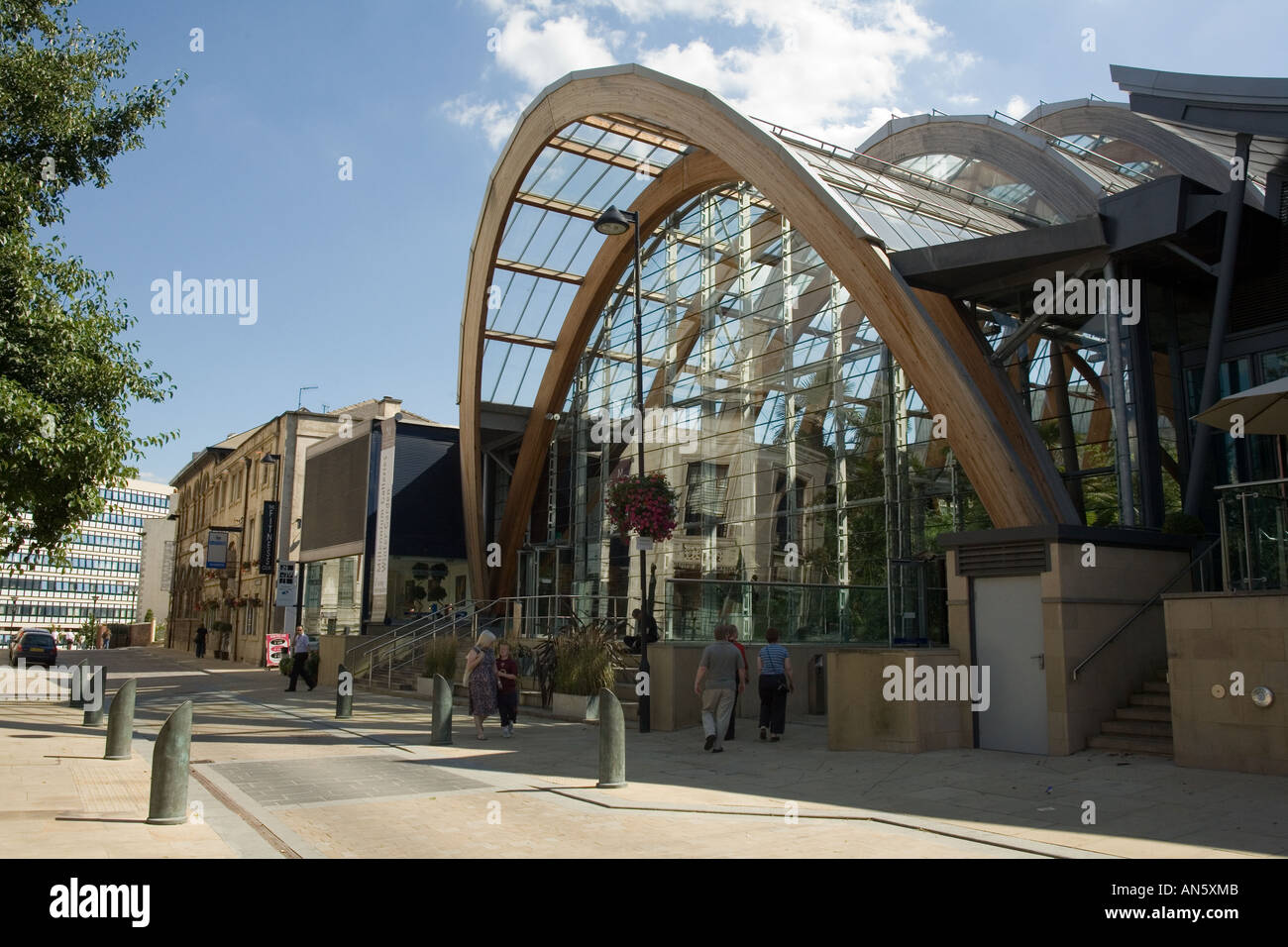Sheffield winter gardens, England Stock Photo - Alamy
