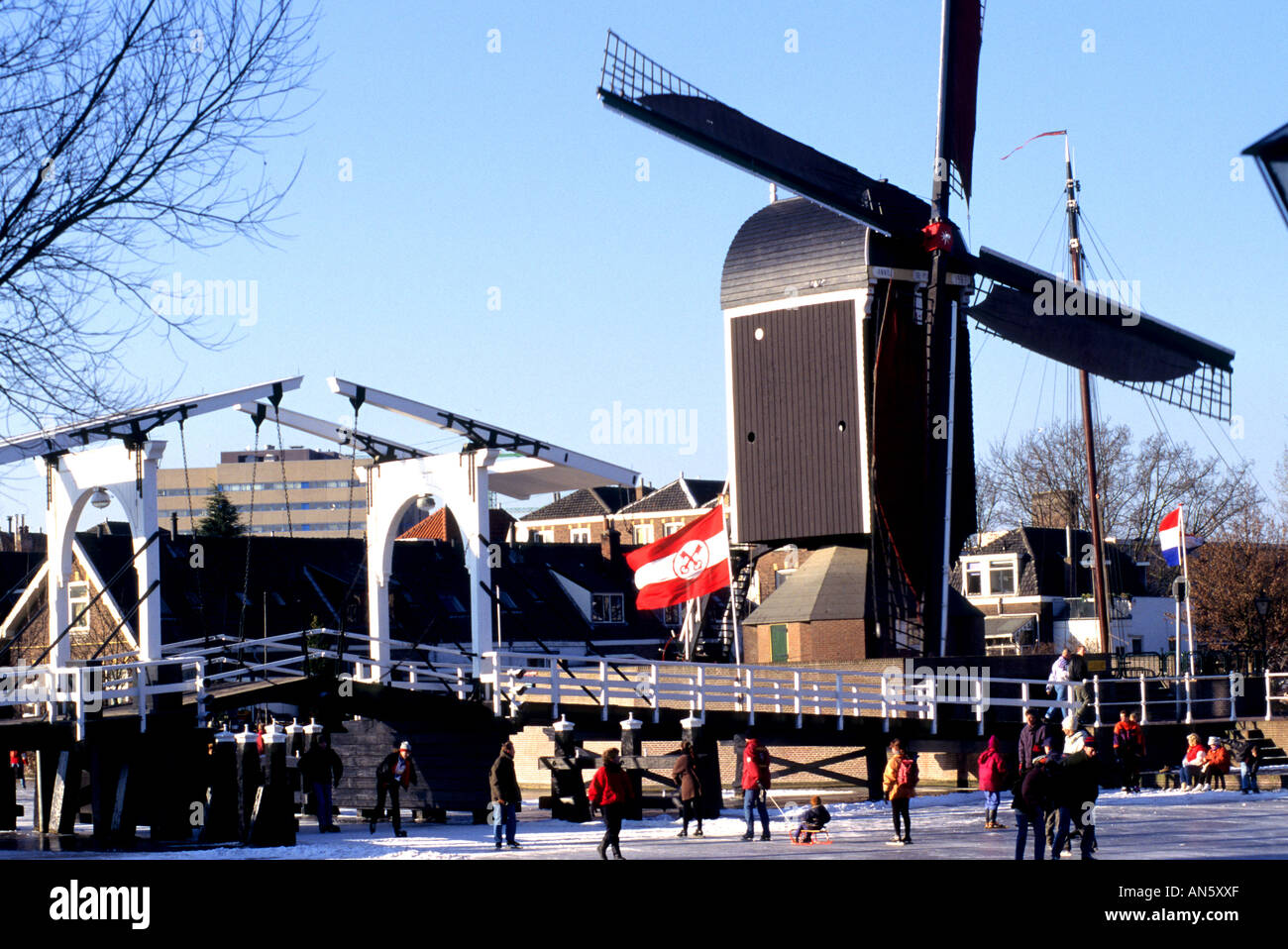 Windmill river rhine hi-res stock photography and images - Alamy