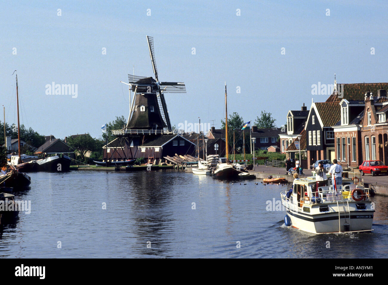 Dokkum Friesland.Fortifications are well preserved and are known as the ...