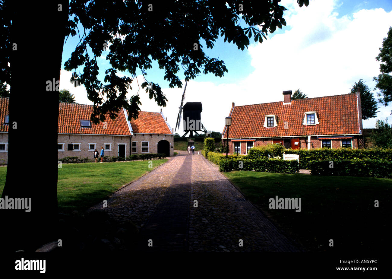 Netherlands Groningen Bourtange village fortification Stock Photo - Alamy