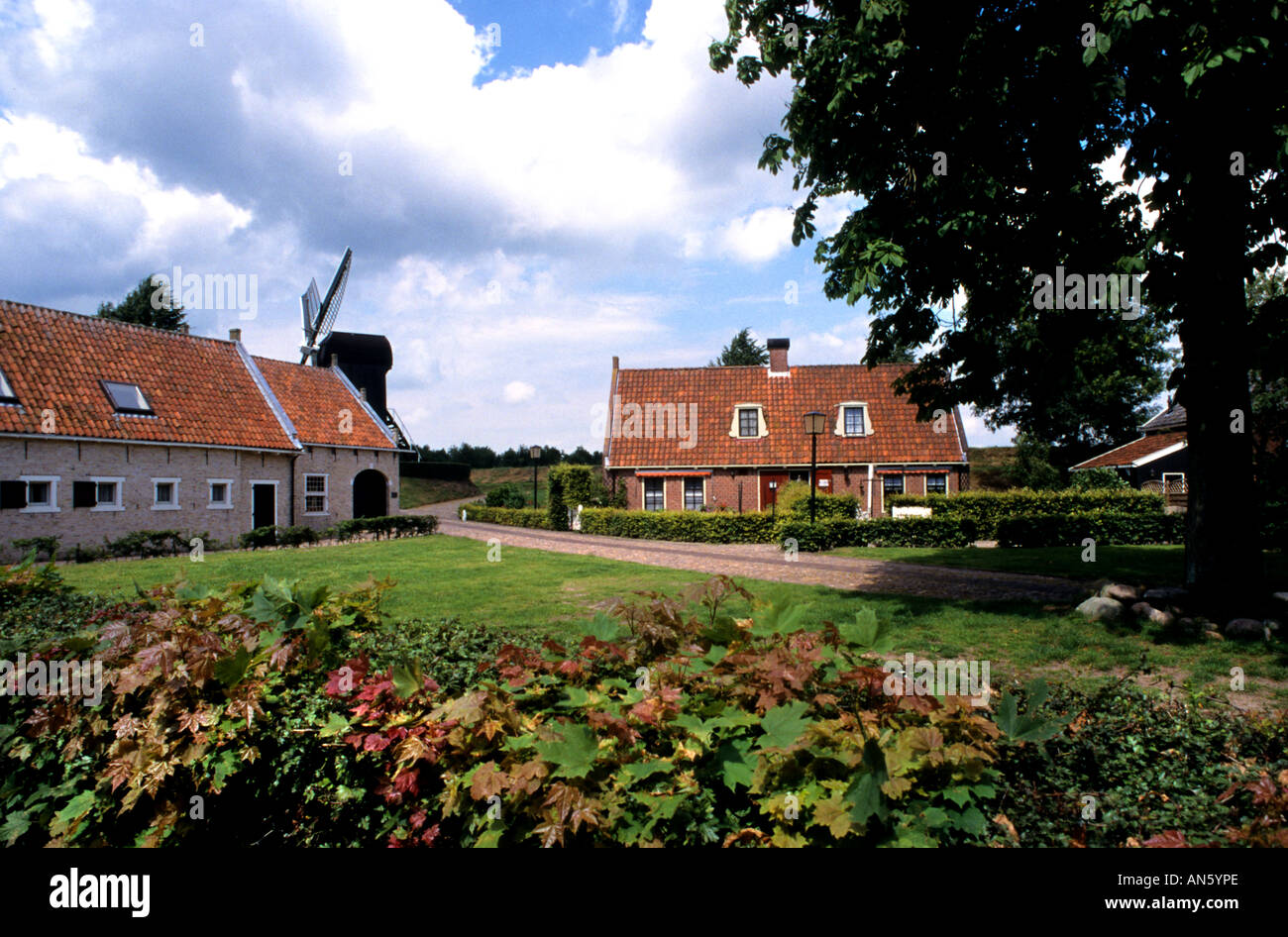 Netherlands Groningen Bourtange village fortification Stock Photo - Alamy