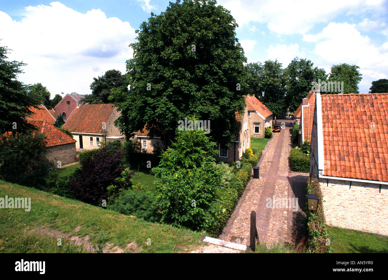 Netherlands Groningen Bourtange village fortification Stock Photo - Alamy
