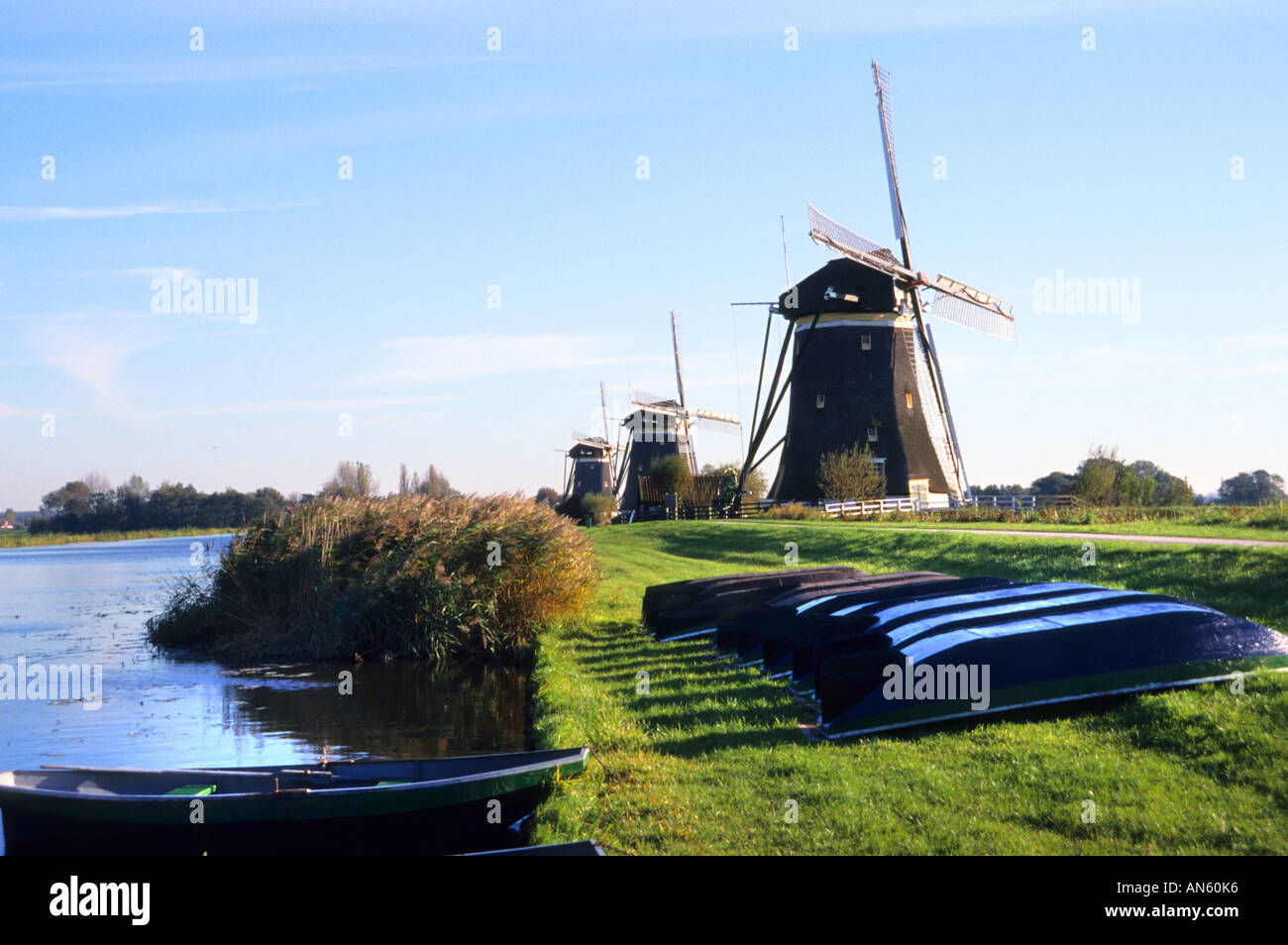 Windmill Windmills Leidschendam near the Hague Netherlands Holland ...