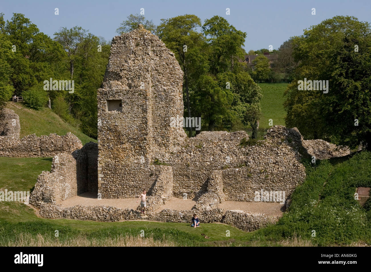 Berkhamsted Castle Ruin Herts Stock Photo - Alamy