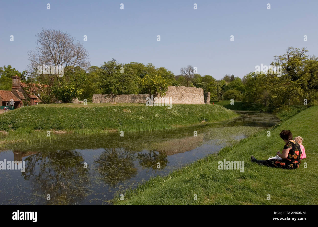 Berkhamsted Castle ruins Hertfordshire Stock Photo - Alamy