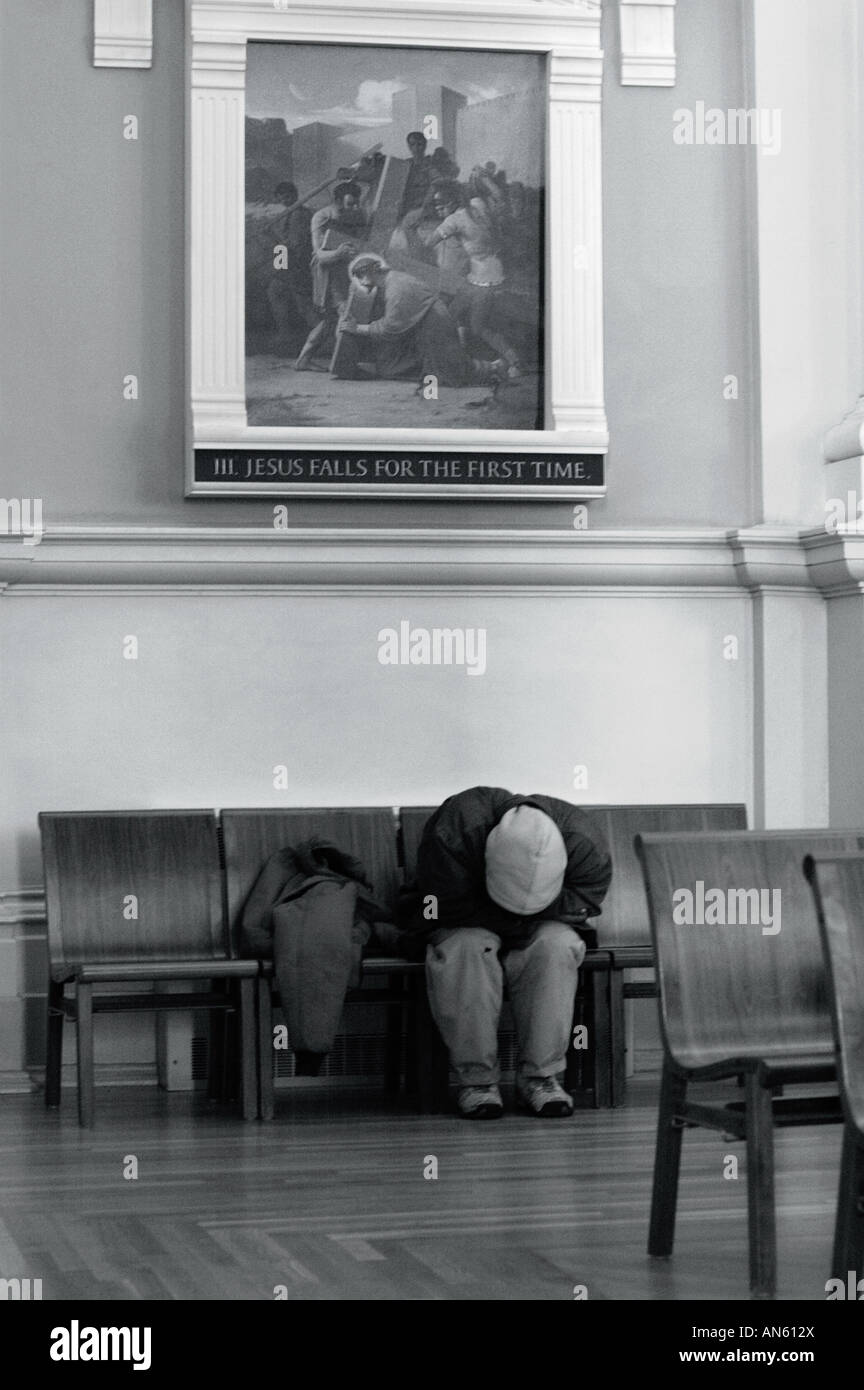 Homeless jesus hi-res stock photography and images - Alamy