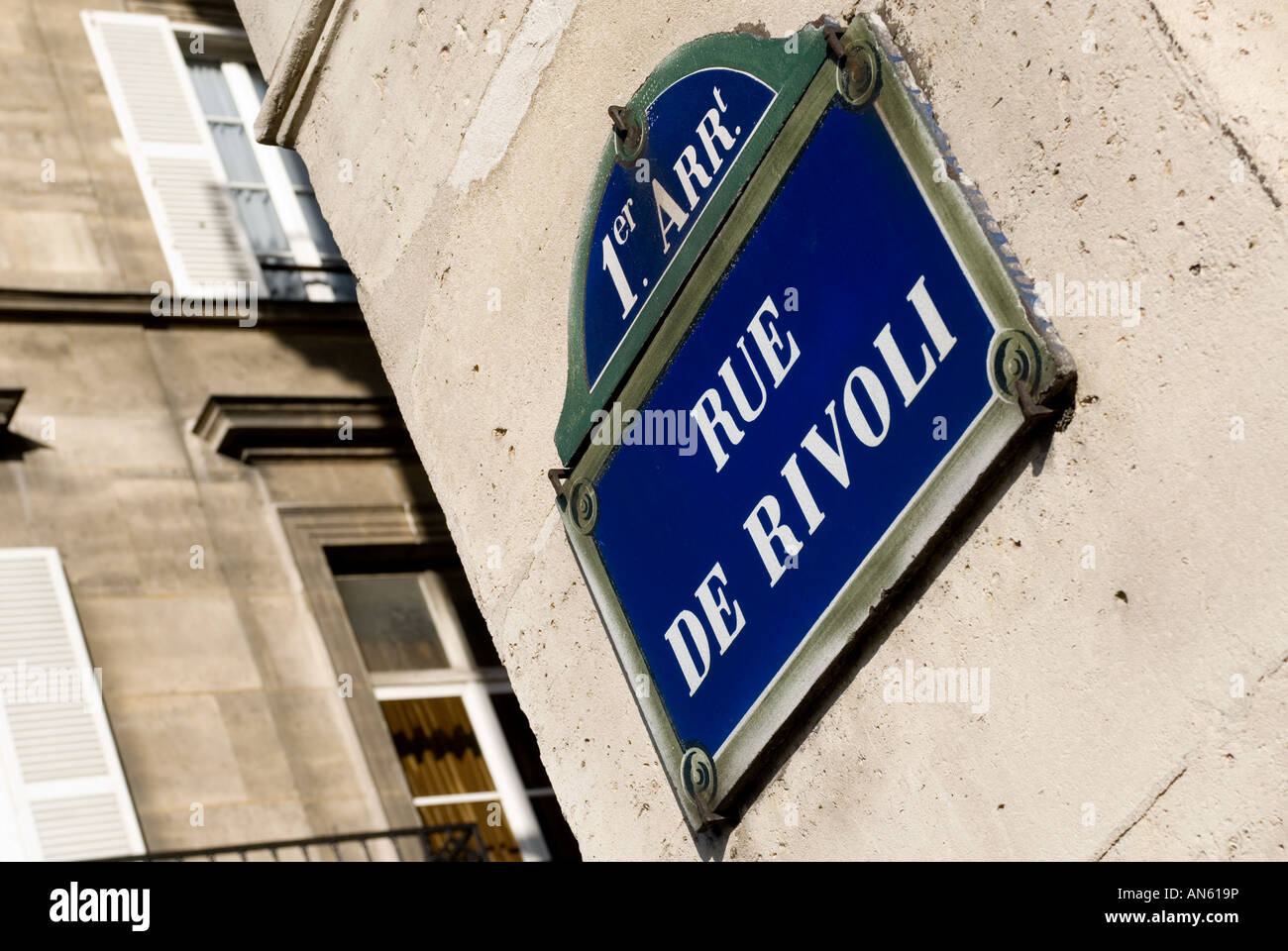 Paris street name sign place hi-res stock photography and images - Alamy