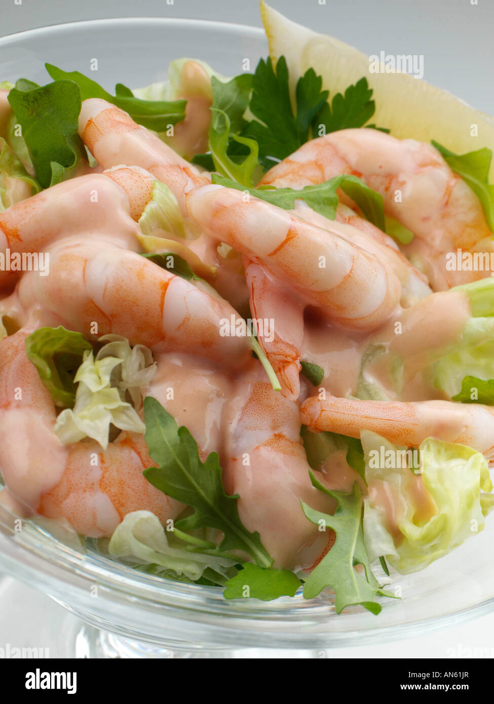 King prawn cocktail appetizer hi-res stock photography and images - Alamy