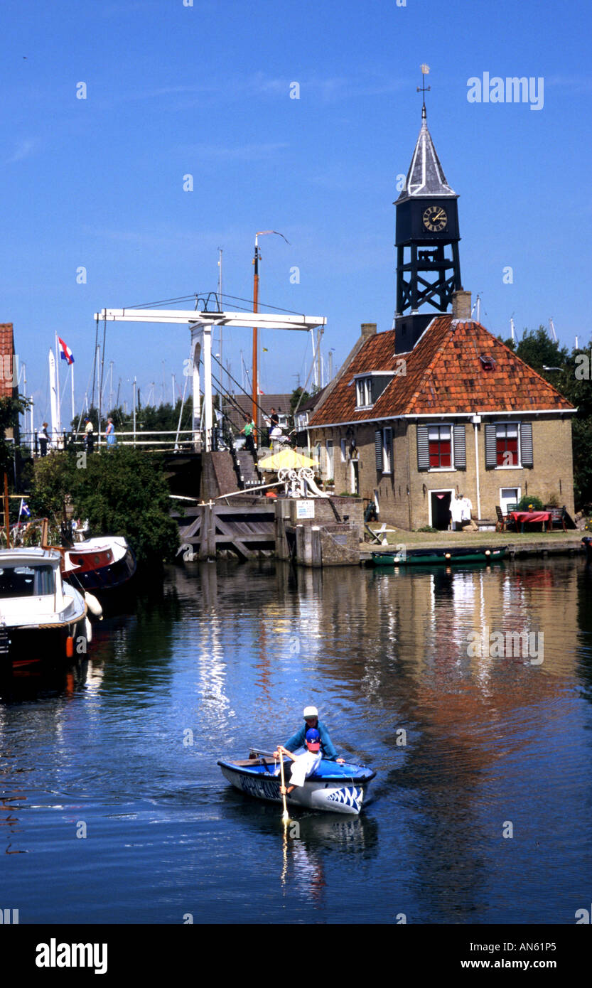 Friesland Hindeloopen old fishing fish Town IJsselmeer Fryslan ...