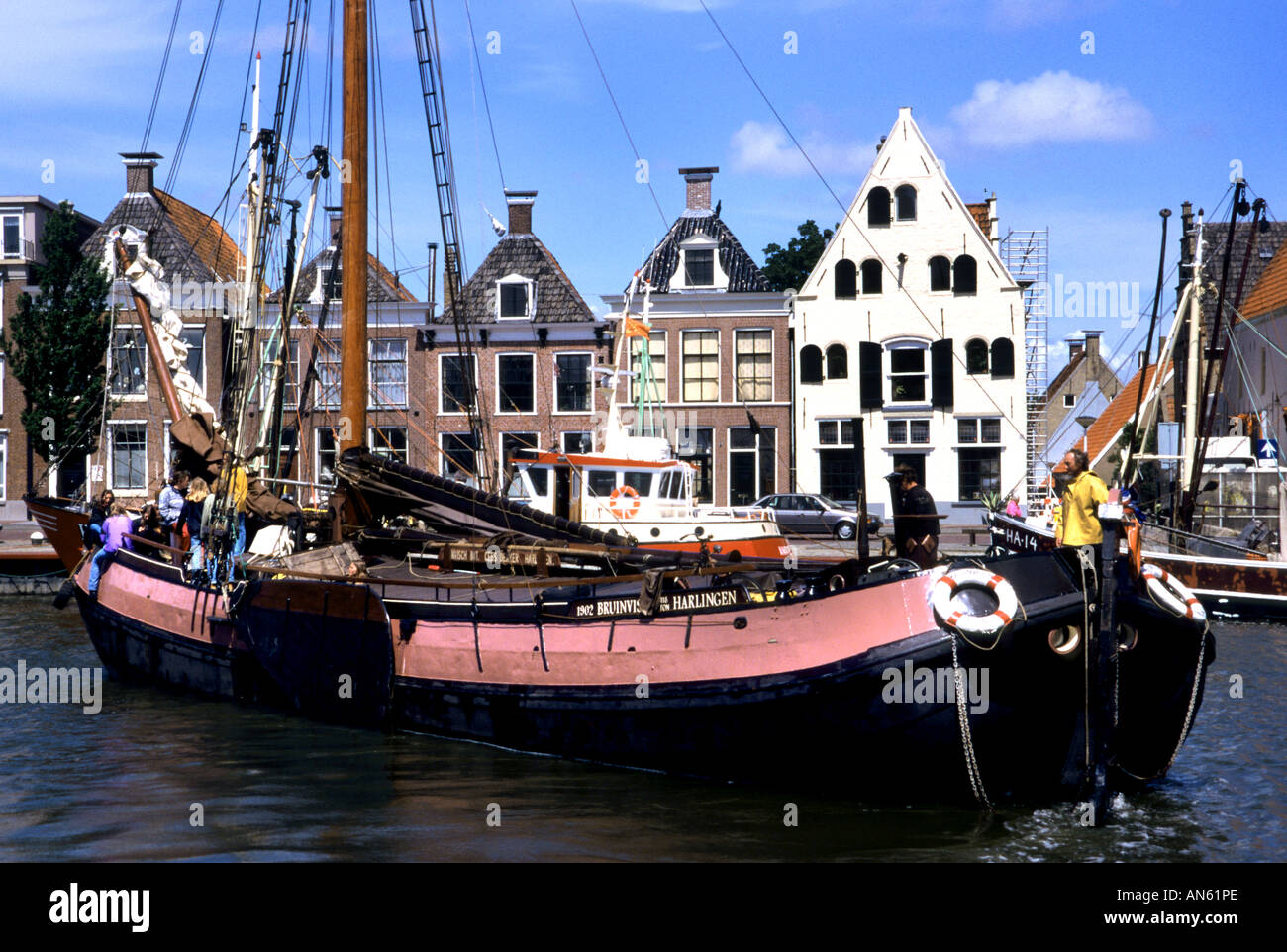 Harlingen Historic Town Port Friesland Netherlands Stock Photo - Alamy