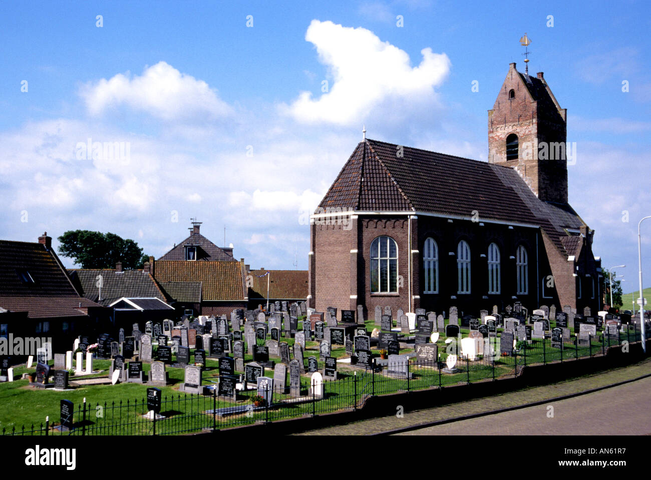 Netherlands Friesland Wierum Church Religion Fryslan Netherlands ...