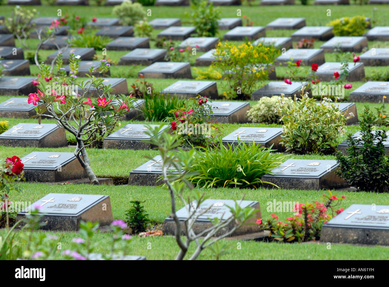 Kanchanaburi War Cemetery. Kanchanaburi is home to the 'Bridge on the ...