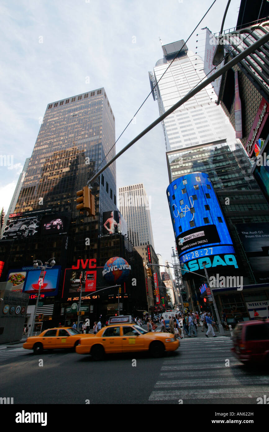 Times Square, New York during the Summer Stock Photo - Alamy