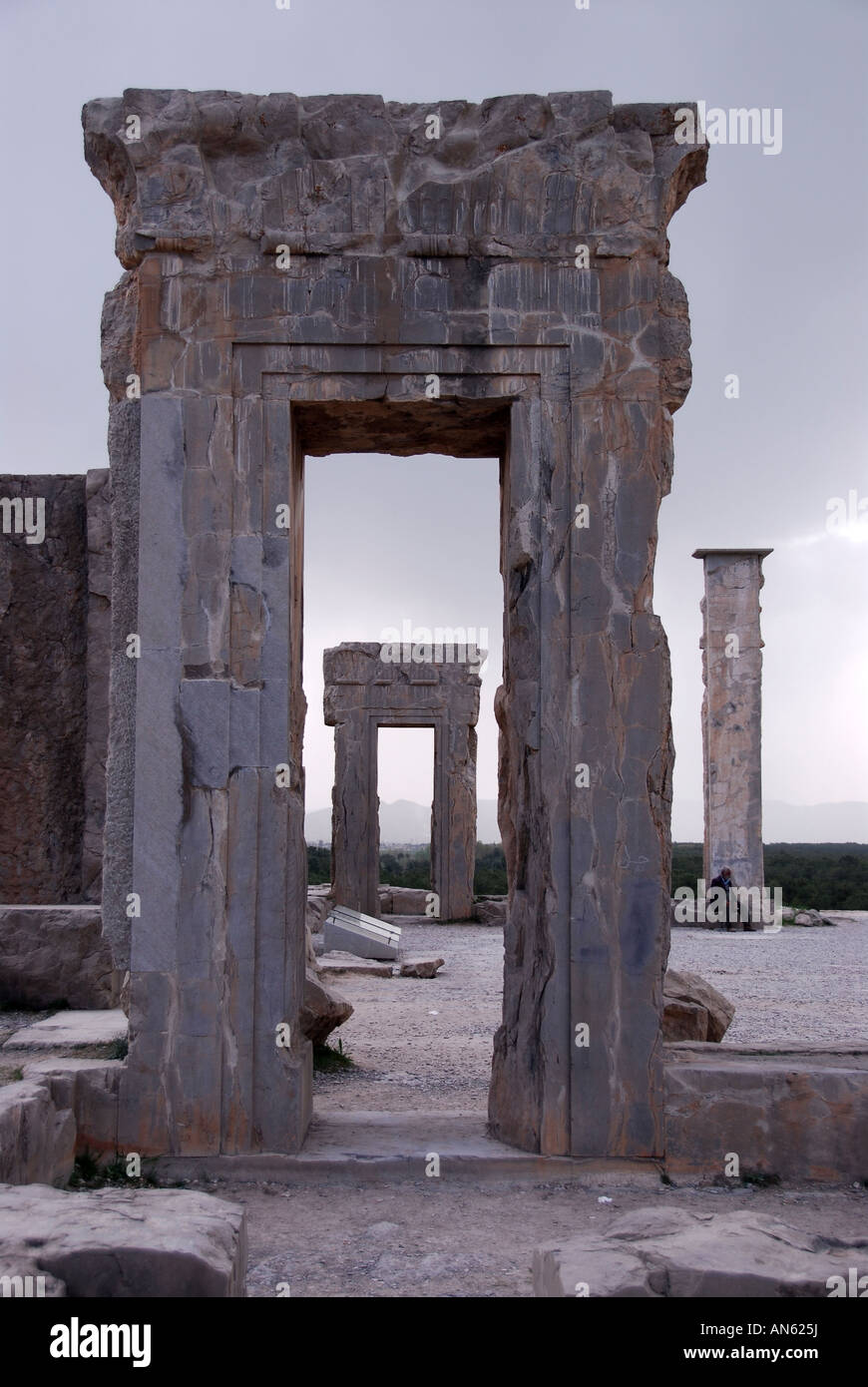 Palace of Xerxes Persepolis Iran Stock Photo - Alamy