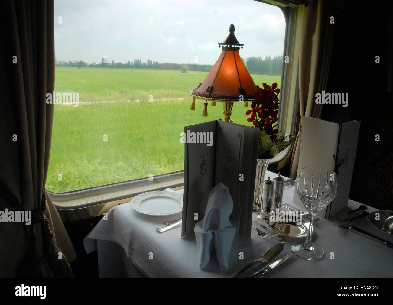 Eastern And Oriental Express Luxury Train High Resolution Stock ...