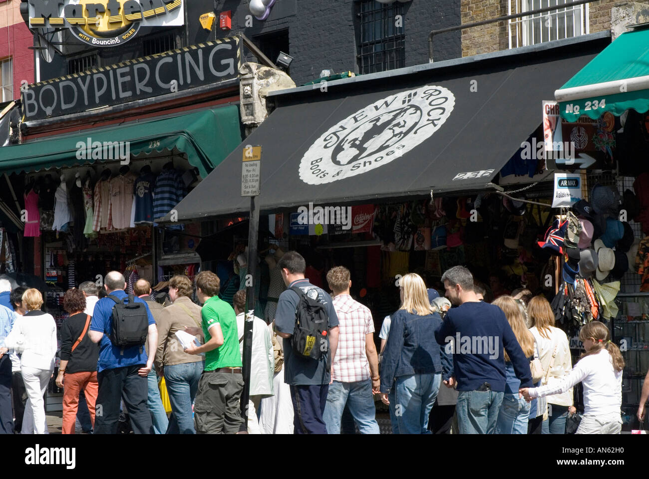 Tattoo leather clothing shops Camden High Street Camden Town North ...