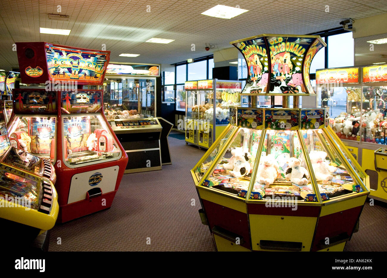 Interior Of Family Amusement Arcade Ramsgate Kent UK Europe Stock Photo ...