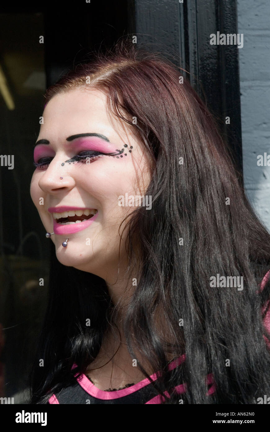 Heavily made up hi-res stock photography and images - Alamy