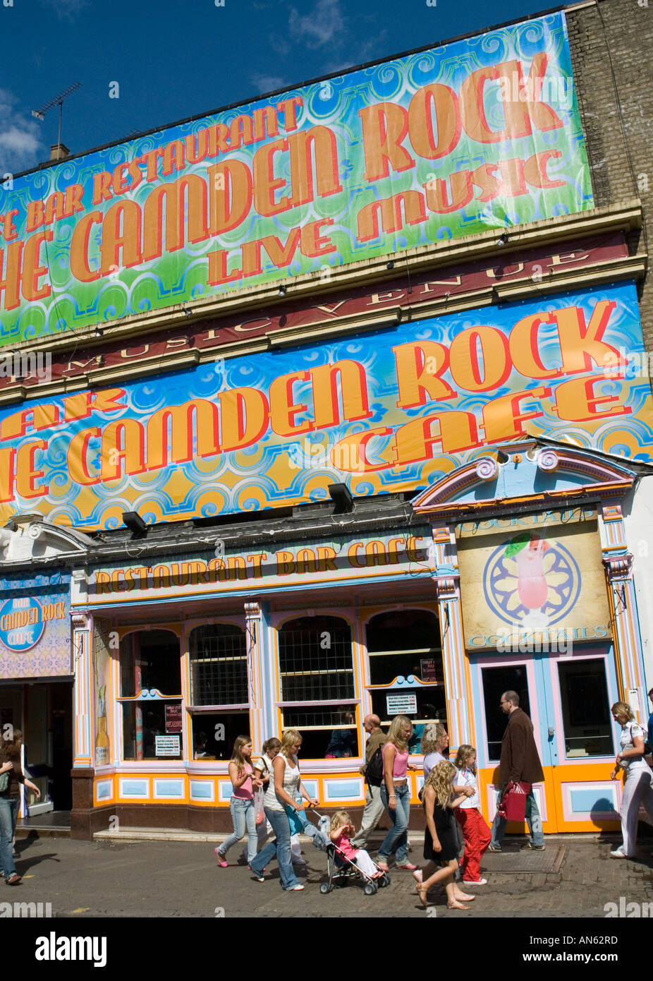 The Camden Rock Cafe Camden High street Camden Town North London NW1 ...