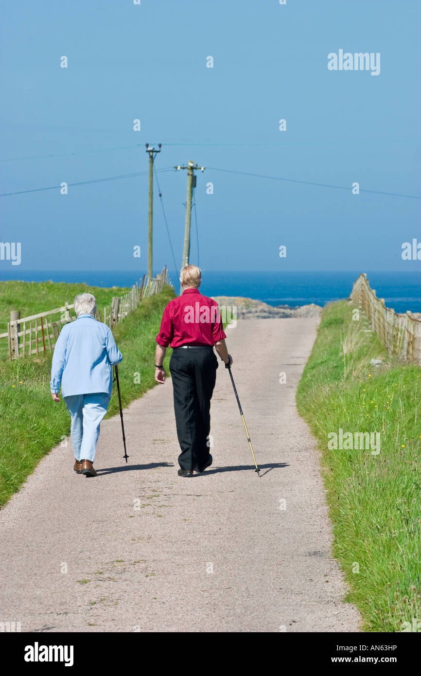 Senior citizen take a walk Stock Photo - Alamy