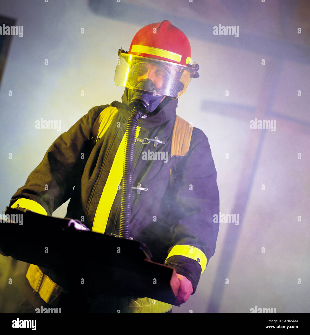 A firefighter giving a speech Stock Photo - Alamy