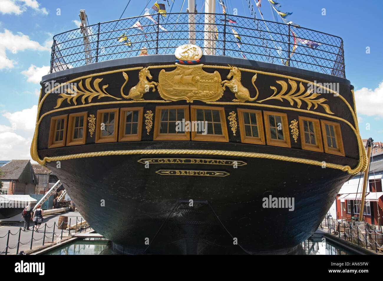 Steam Ship SS Great Britain designed and built by Isambard Kingdom ...