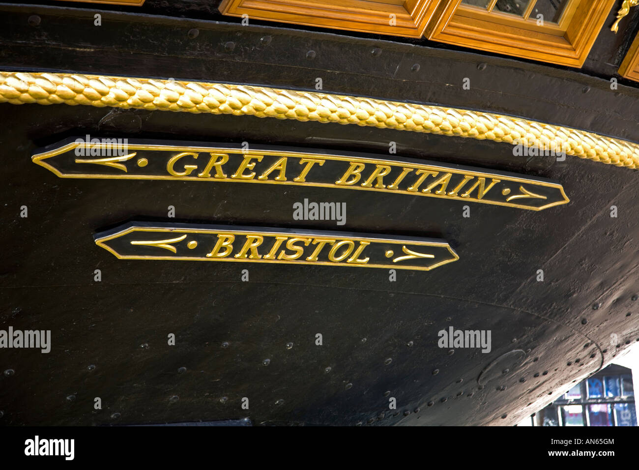 Steam Ship SS Great Britain designed and built by Isambard Kingdom ...