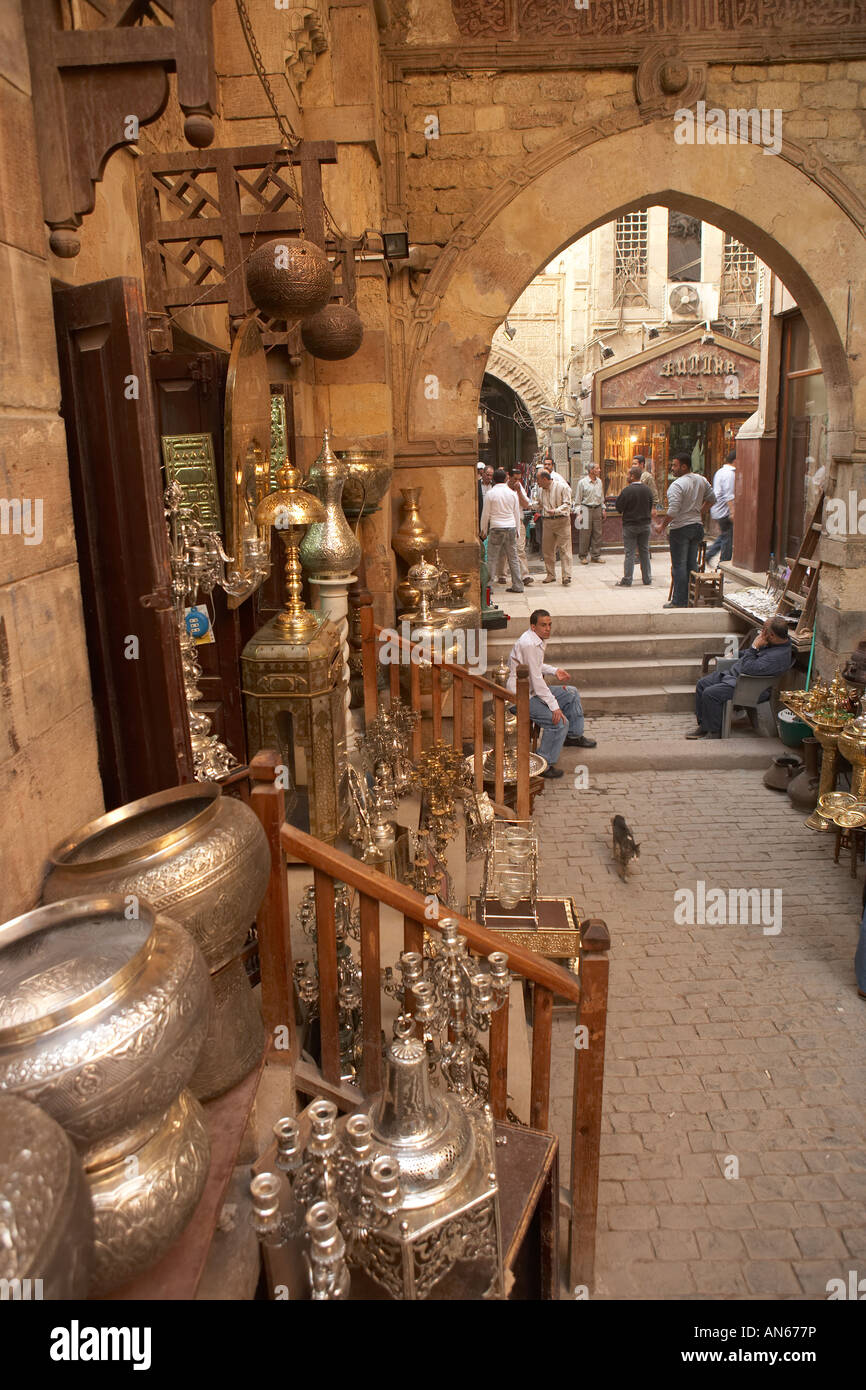 Khan alKhalili Bazaar in Cairo Egypt Stock Photo - Alamy