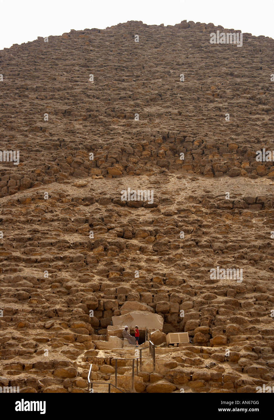 Pyramids of Dahshur in the Sahara Desert Egypt Stock Photo - Alamy