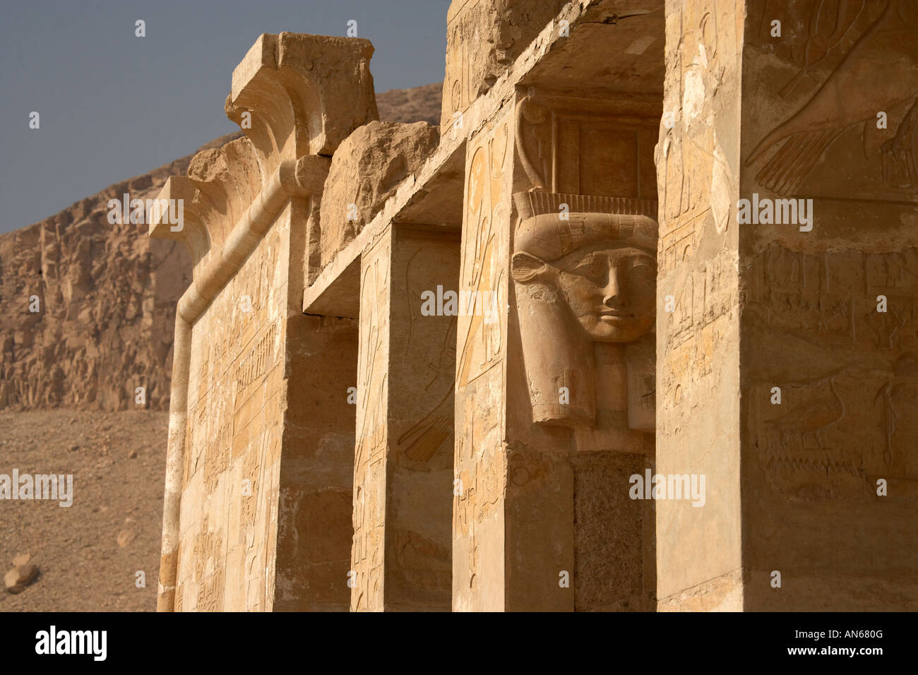 Hatshepsut Temple at Deir al Bahri Egypt Stock Photo - Alamy