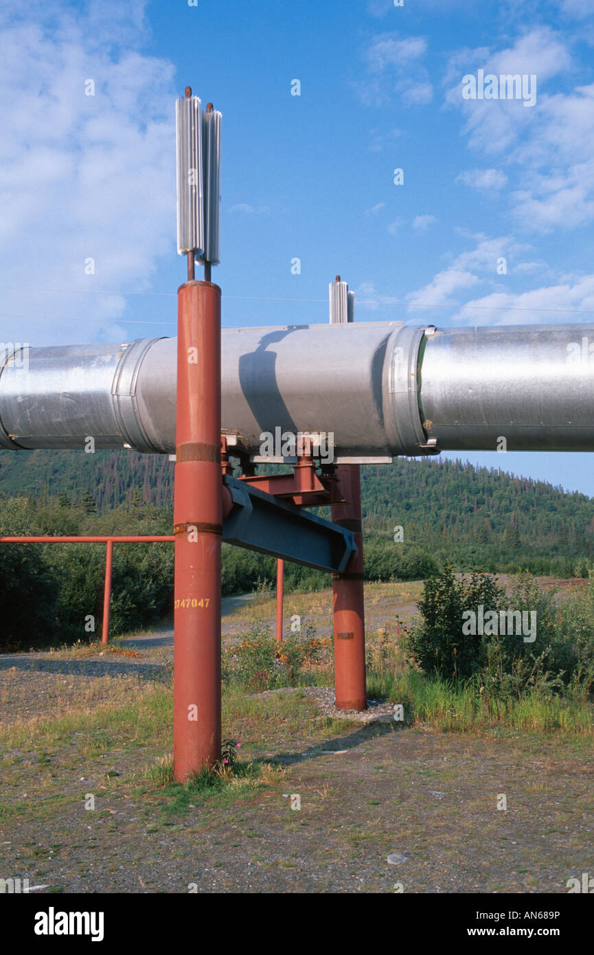 Alyeska Trans Alaska oil pipeline Stock Photo - Alamy