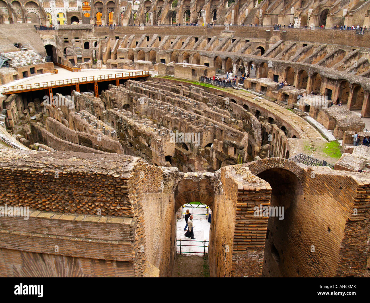Interior of the Colosseum Rome Italy Stock Photo - Alamy