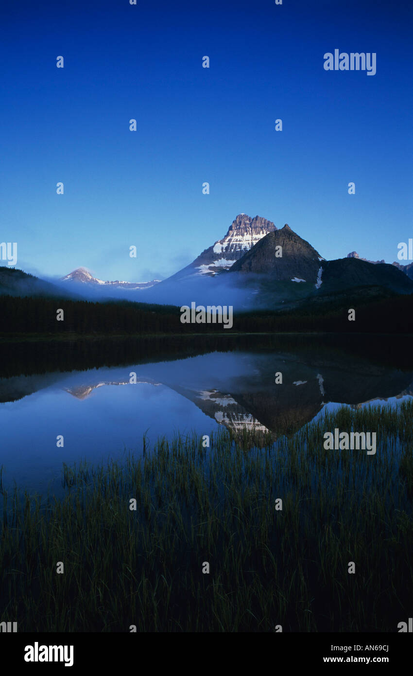 Fishercap Lake and Mt. Wilbur, Many Glacier, Glacier National Park ...