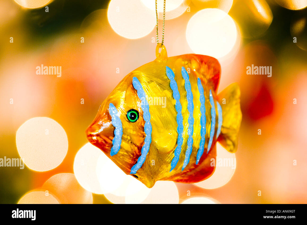 glass fish christmas ornament Stock Photo - Alamy