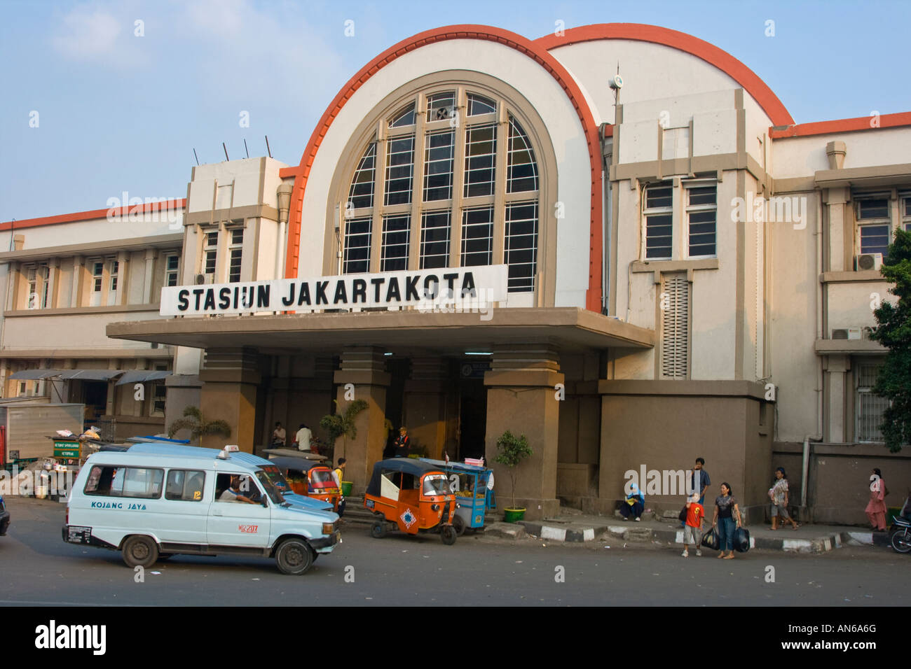 Kota Train Station Building Kota Jakarta Indonesia Stock Photo - Alamy