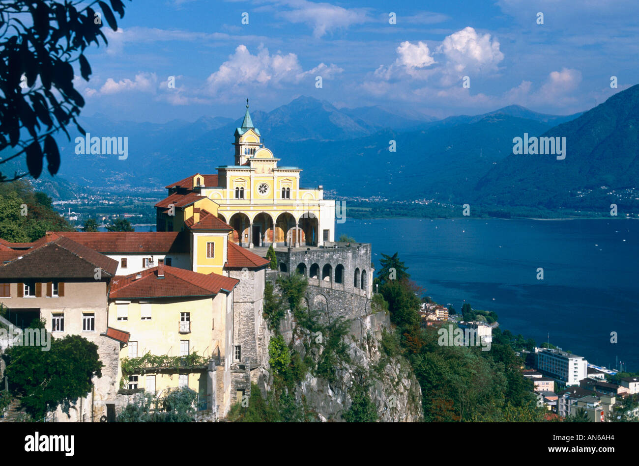 Wallfahrtskirche Pilgrimage church Madonna del Sasso Locarno Lago ...
