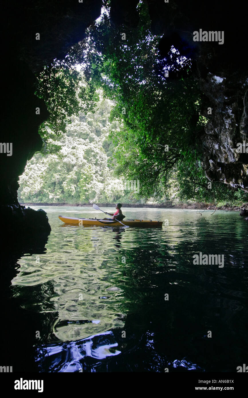 Micronesia palau rock island woman hi-res stock photography and images ...