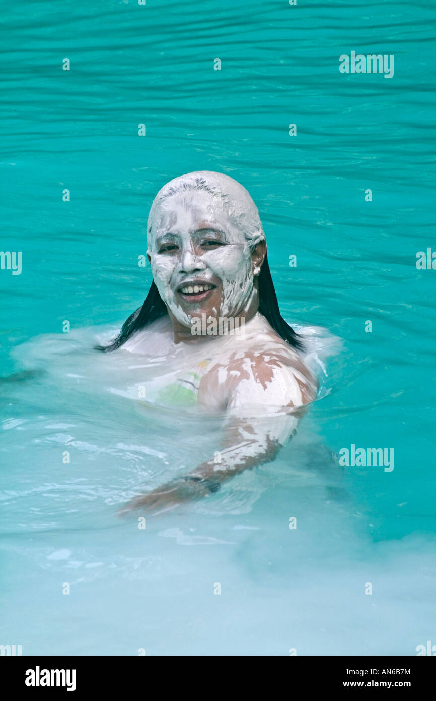 Mud bath woman fun hi-res stock photography and images - Alamy