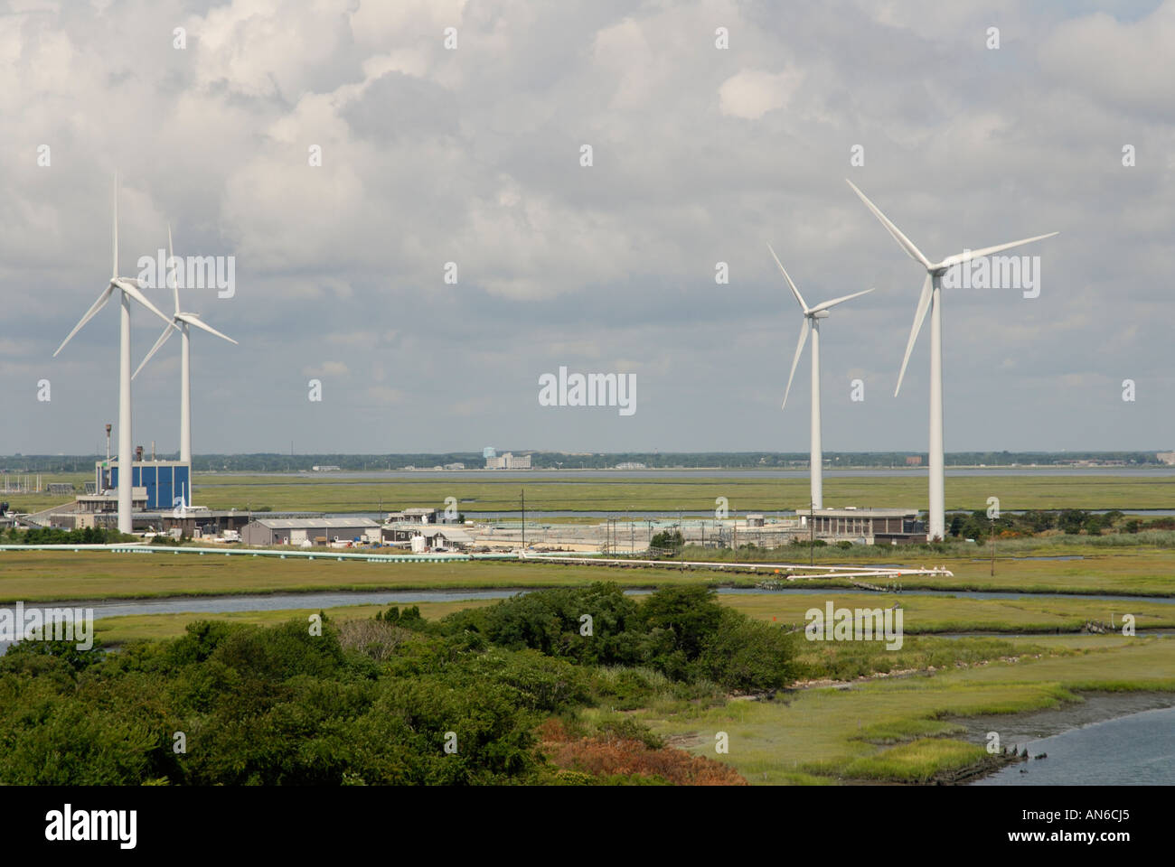 Jersey-Atlantic wind farm, first wind farm in New Jersey Stock Photo ...