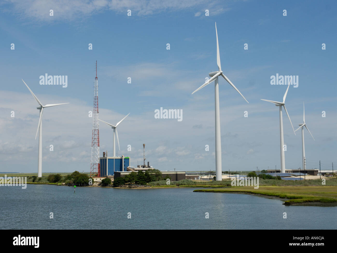 Jersey-Atlantic wind farm, first wind farm in New Jersey Stock Photo ...