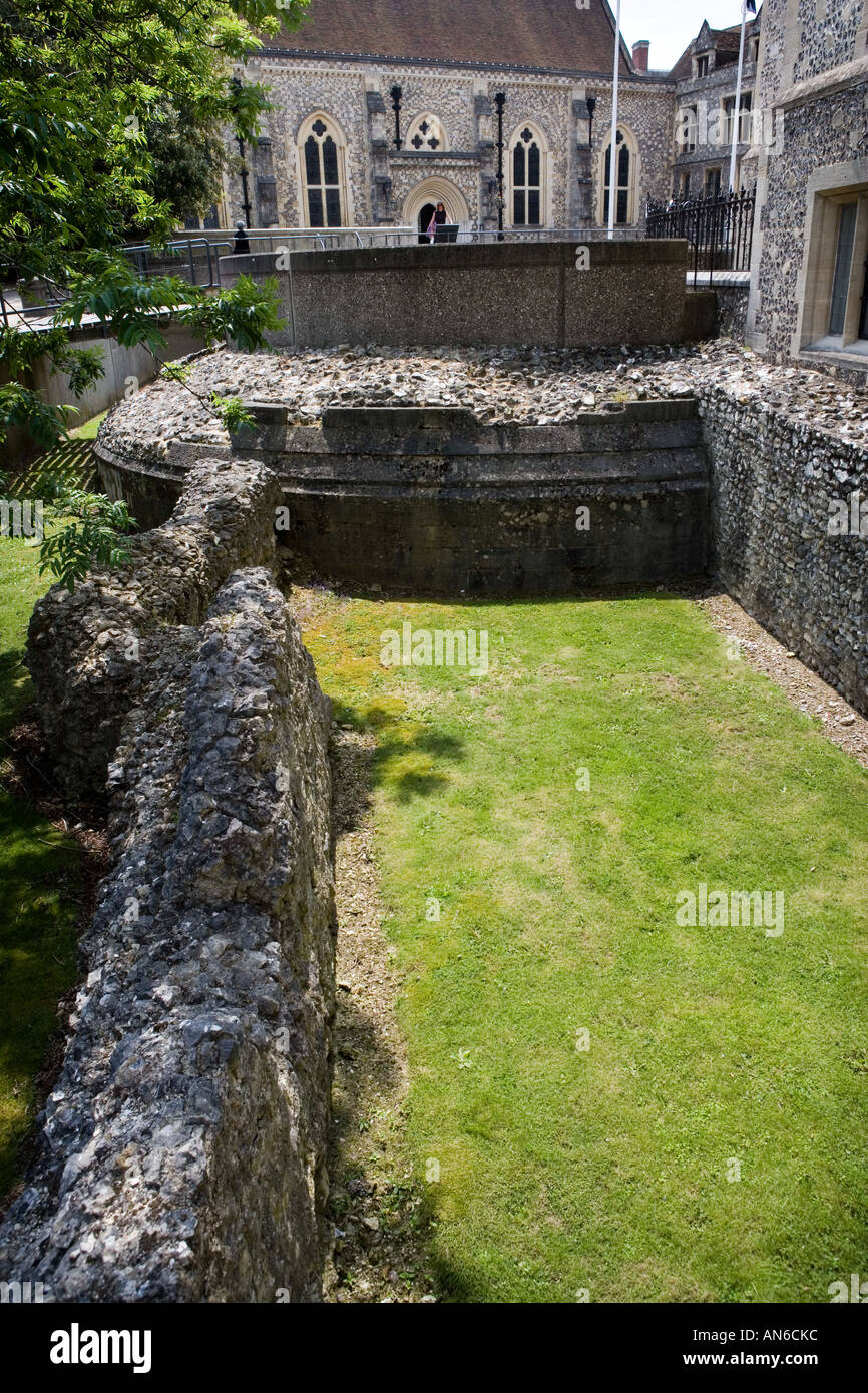 The Castle and Great Hall Winchester Stock Photo - Alamy
