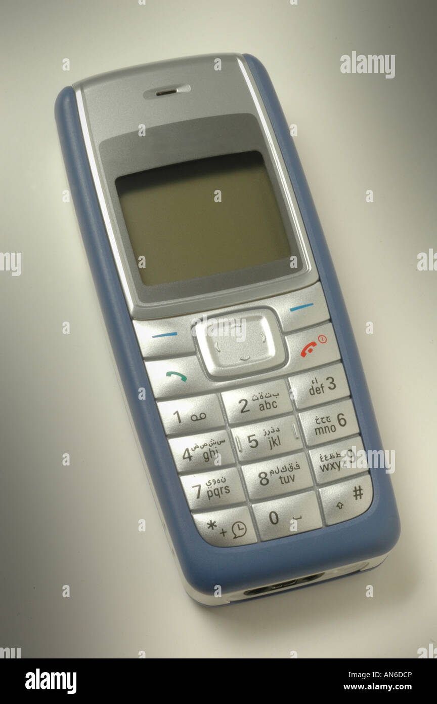 Mobile cell telephone with Arabic symbols on the buttons Stock Photo ...