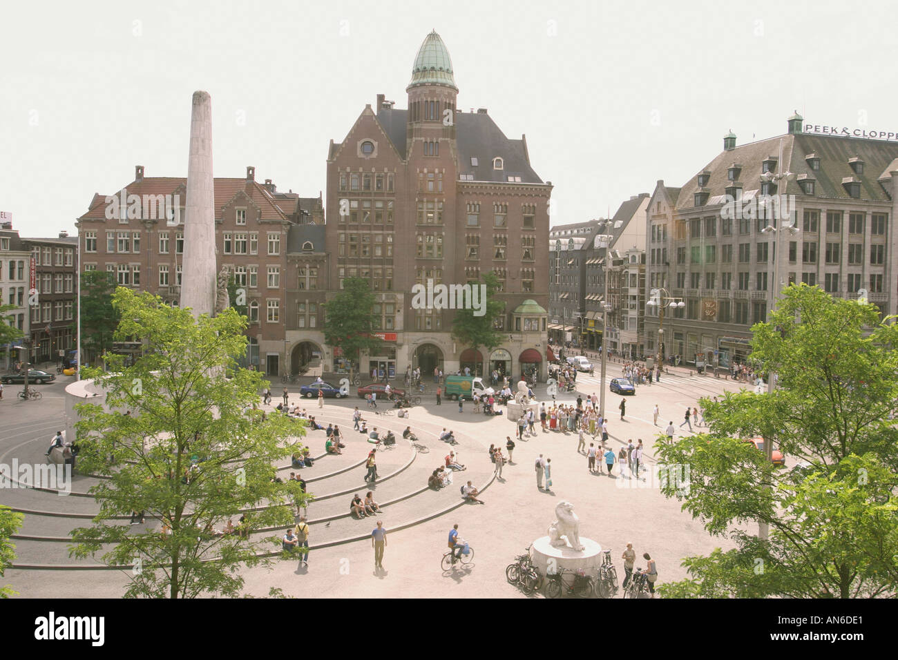 Amsterdam Holland The Dam Stock Photo - Alamy