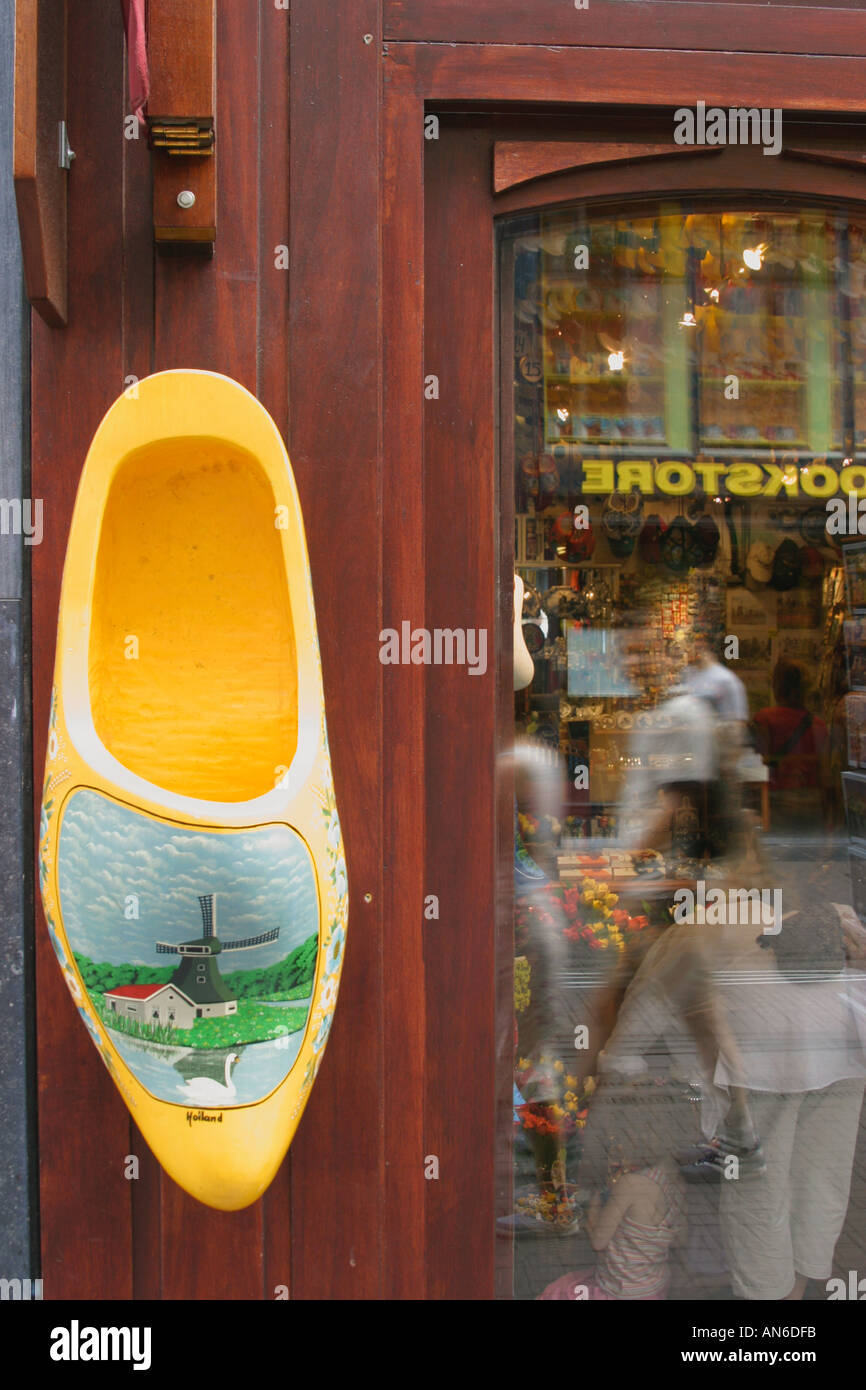 Amsterdam Holland Giant clog outside shop Stock Photo - Alamy