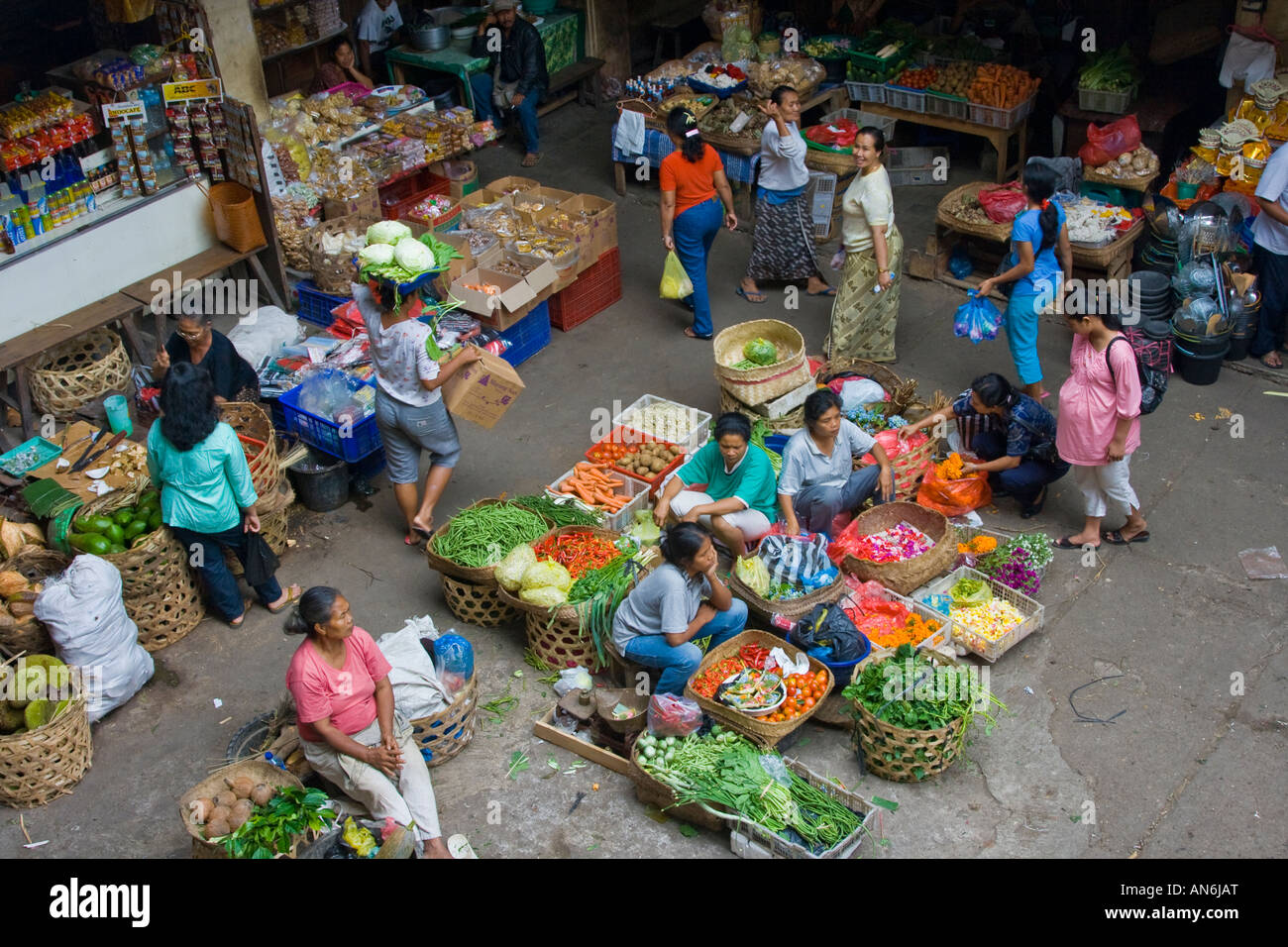 Balinese food market hi-res stock photography and images - Alamy