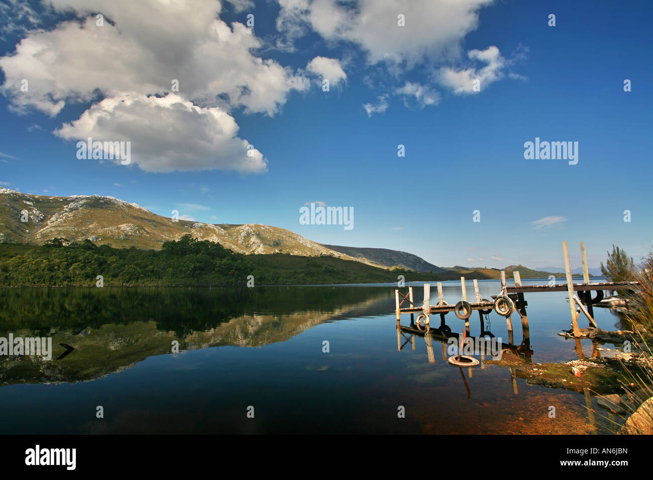 Still water mountain lake Stock Photo - Alamy